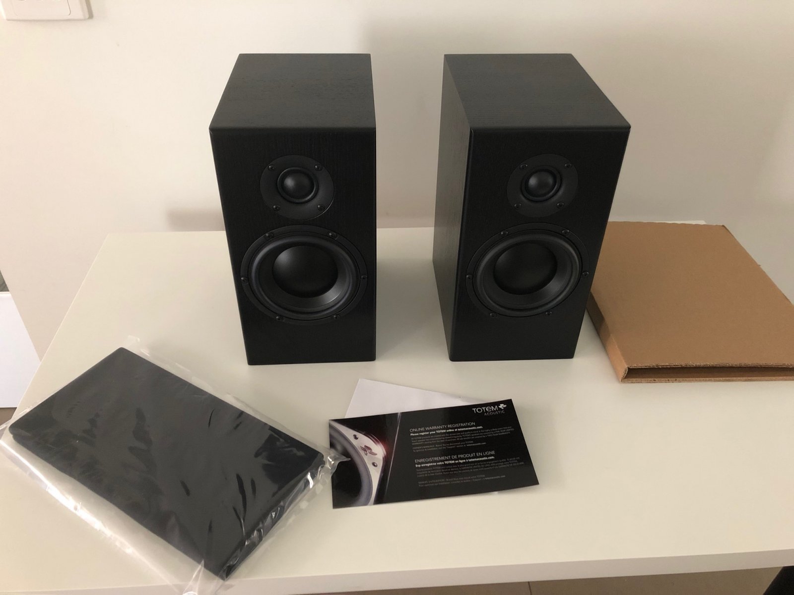 SOLD: FS: Totem Sky bookshelf speakers in black - Stereo, Home Cinema ...