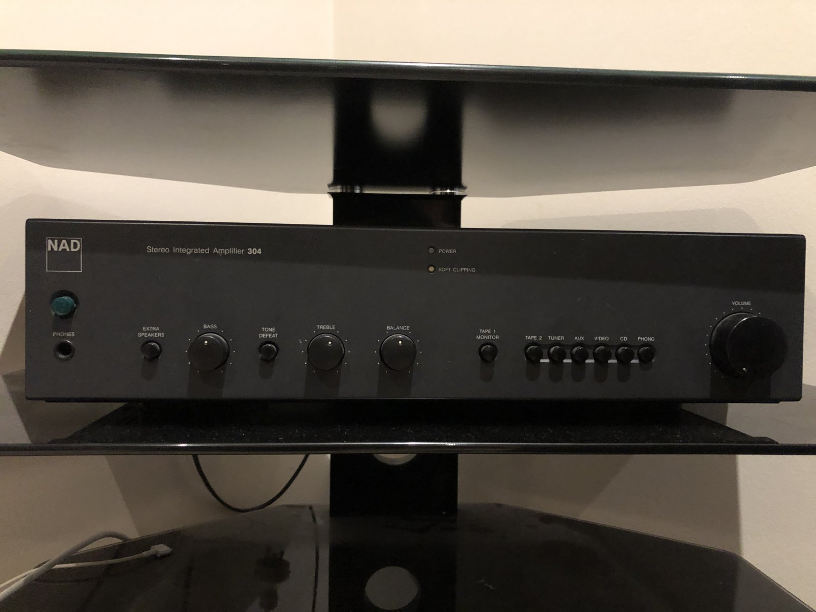 FS: NAD 304, AMC 2445a power amp and 4 tier glass Hi-Fi stand - Stereo ...
