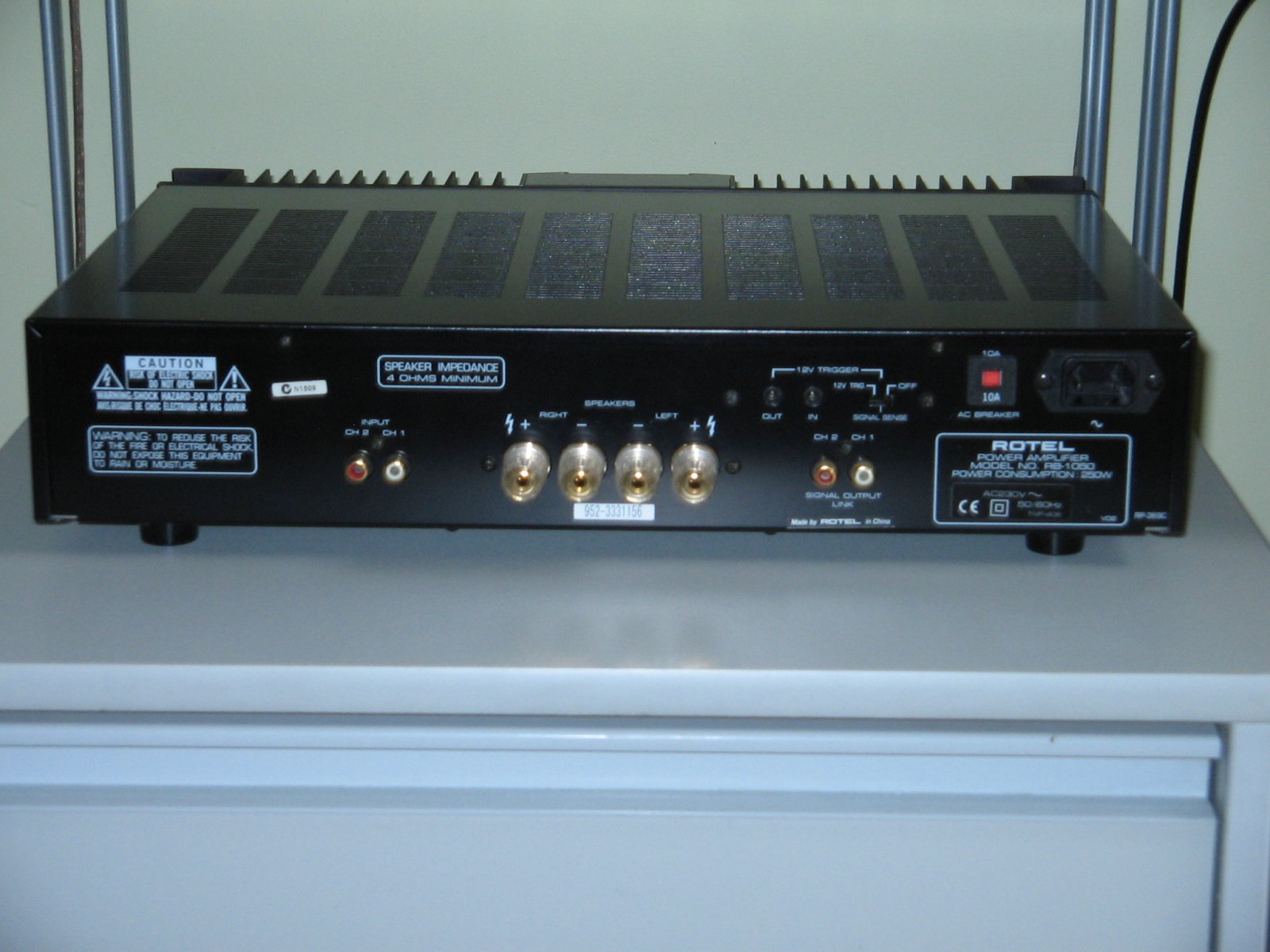 SOLD: ROTEL POWER AMP |﻿ Stereo, Home Cinema, Headphones Components