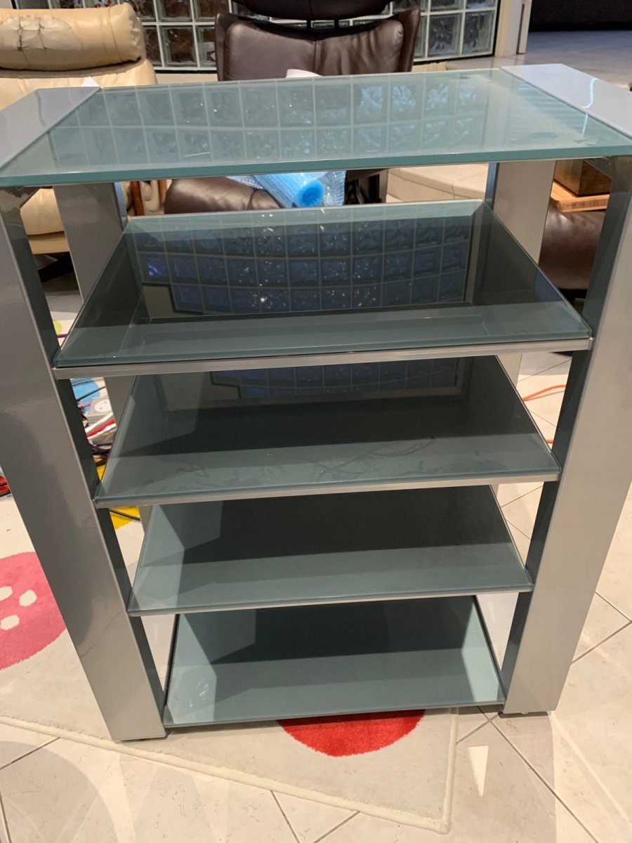 SOLD: FS: Soundstyle ST105 5-tier hifi rack (Silver) |﻿ Stereo, Home ...