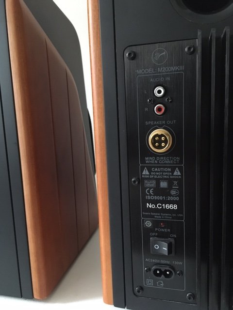 FS: Swans M200 MK3 Active Bookshelf Speakers - Stereo, Home Cinema ...