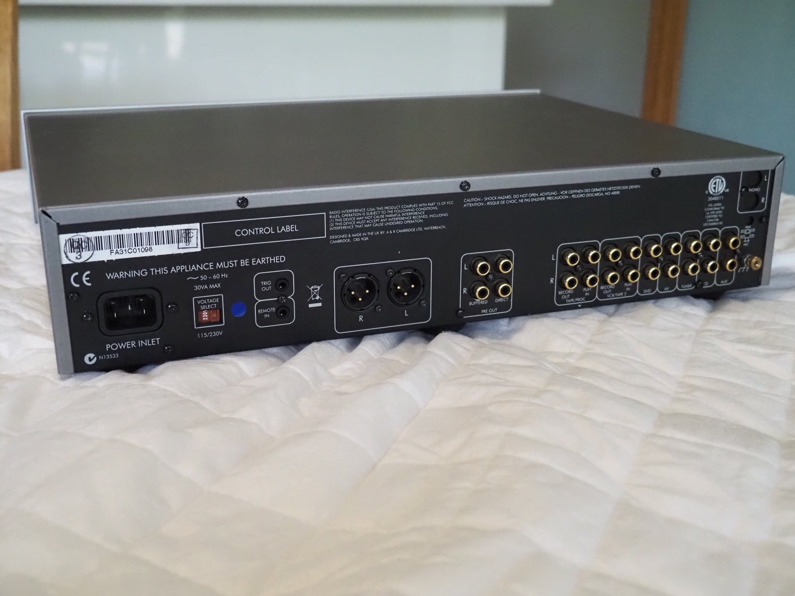 SOLD: FS: Arcam FMJ C31 Pre Amplifier - Stereo, Home Cinema, Headphones ...