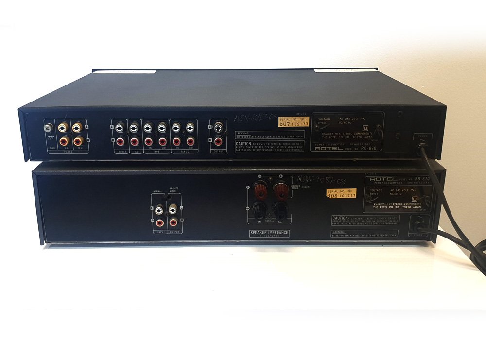 Rotel RC870-RB870 Pre-Power Amplifiers - Commercial Classifieds - StereoNET