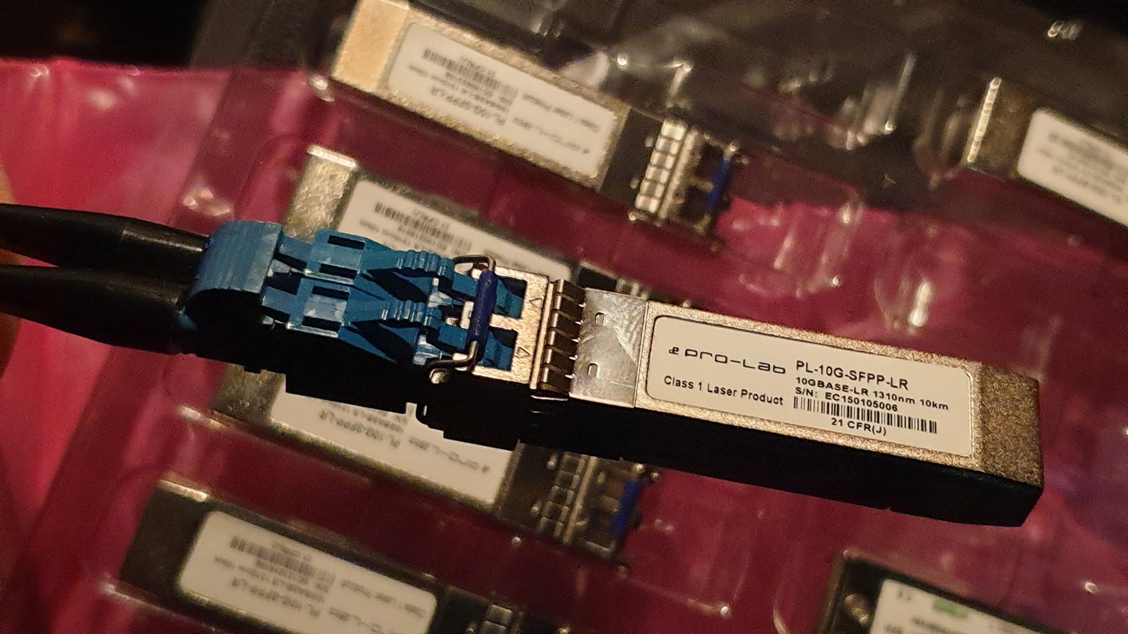 Ethernet cables for audio - Part C: use of fibre optical cables, SFPs ...