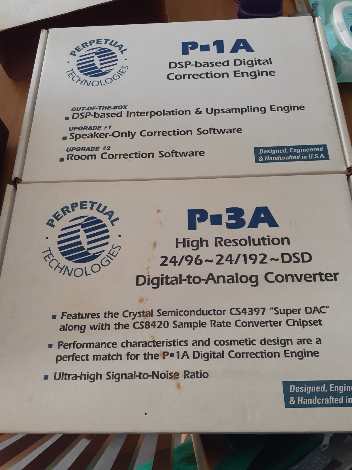 FS: Perpetual Technologies P-1A Digital Correction Engine and P-3A DAC - Stereo, Home Cinema ...