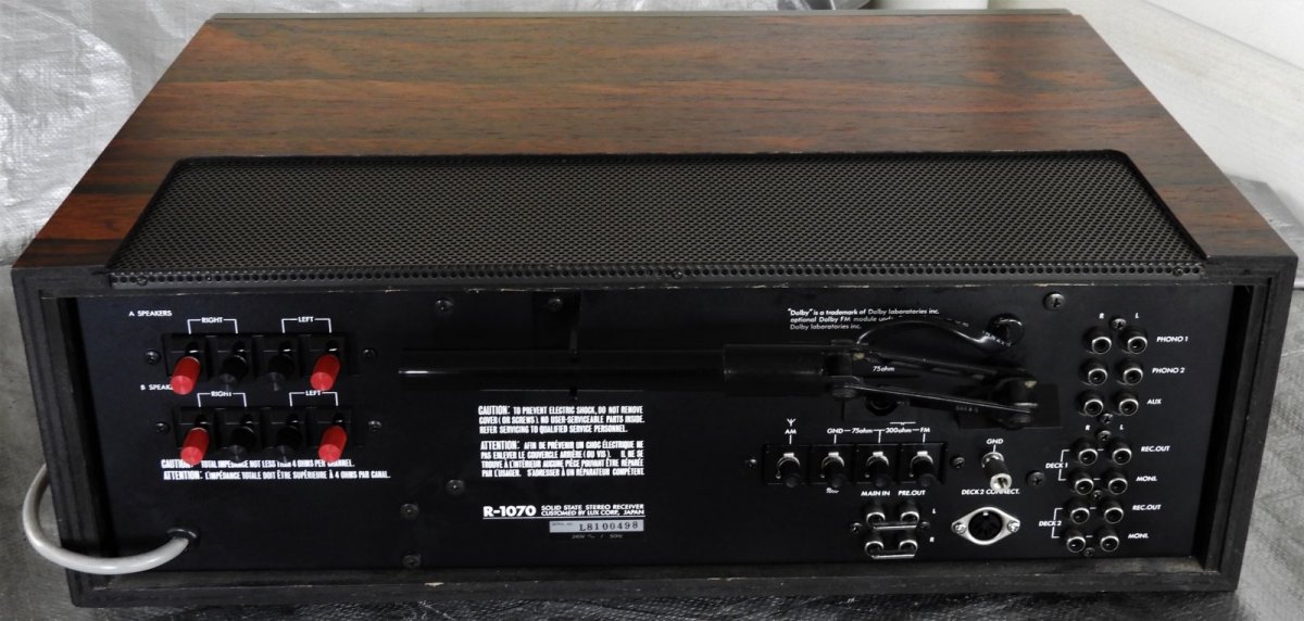 FS: LUXMAN R-1070 BIG RECEIVER AMPLIFIER 1979 |﻿ Stereo, Home Cinema ...