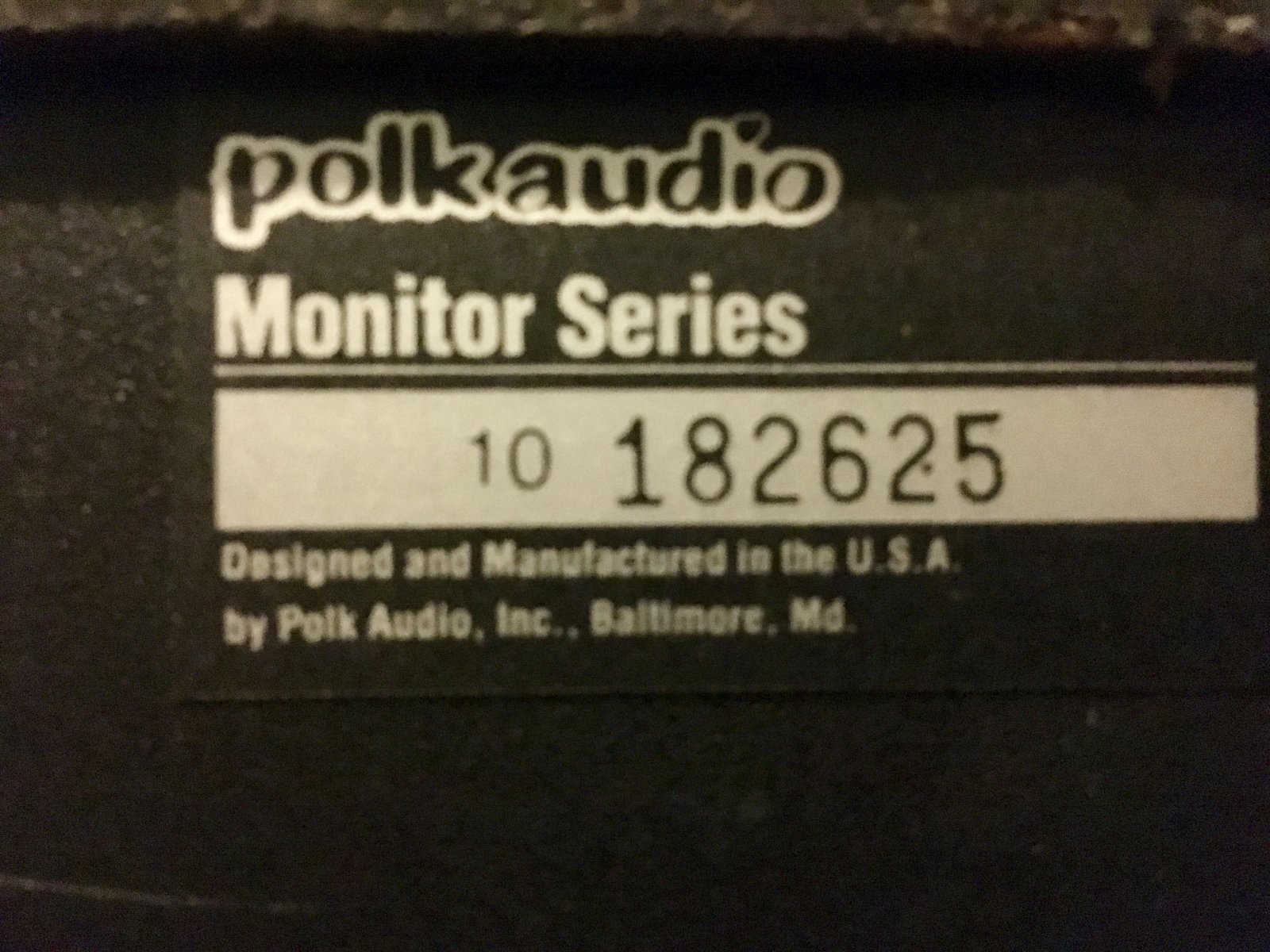 FS: Polk Audio Monitor 10B speakers with stands - Stereo, Home Cinema ...