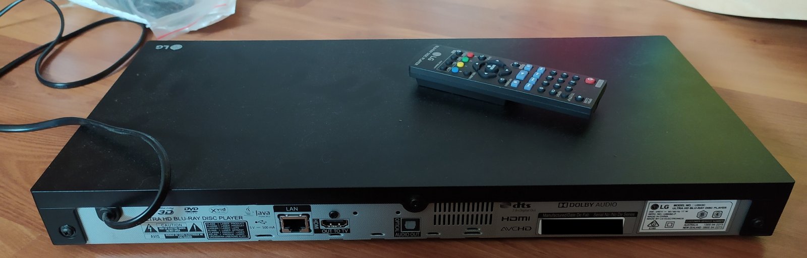 FS: LG UBK80 4k UHD player |﻿ Hi-Fi and Cinema Cables & Accessories
