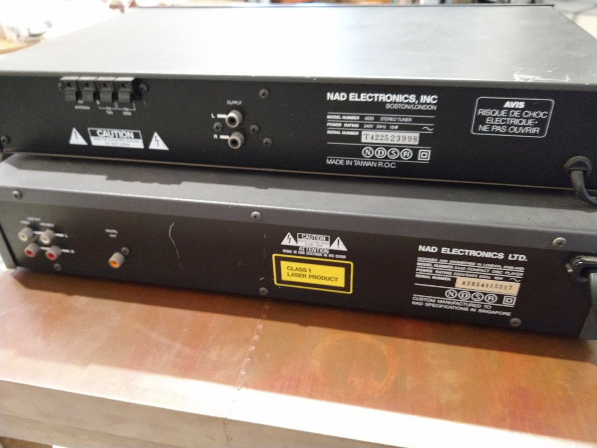 SOLD: FS: NAD cd player (5440) + tuner (4225) - Stereo, Home Cinema ...
