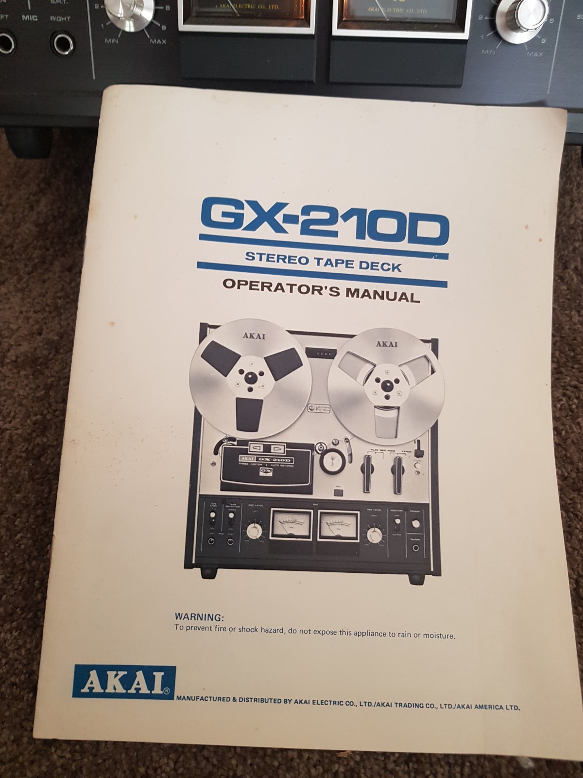 Akai GX-210D reel to reel |﻿ Stereo, Home Cinema, Headphones Components