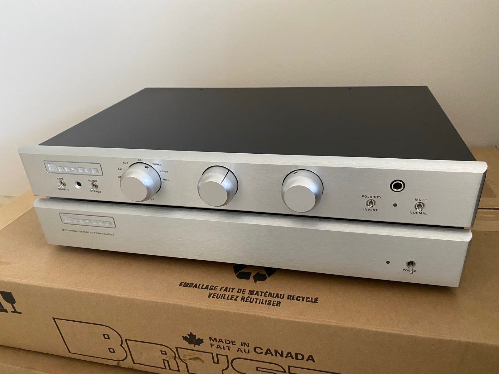 SOLD: Bryston BP26 Preamplifier with seperate MPS-2 Power Supply ...