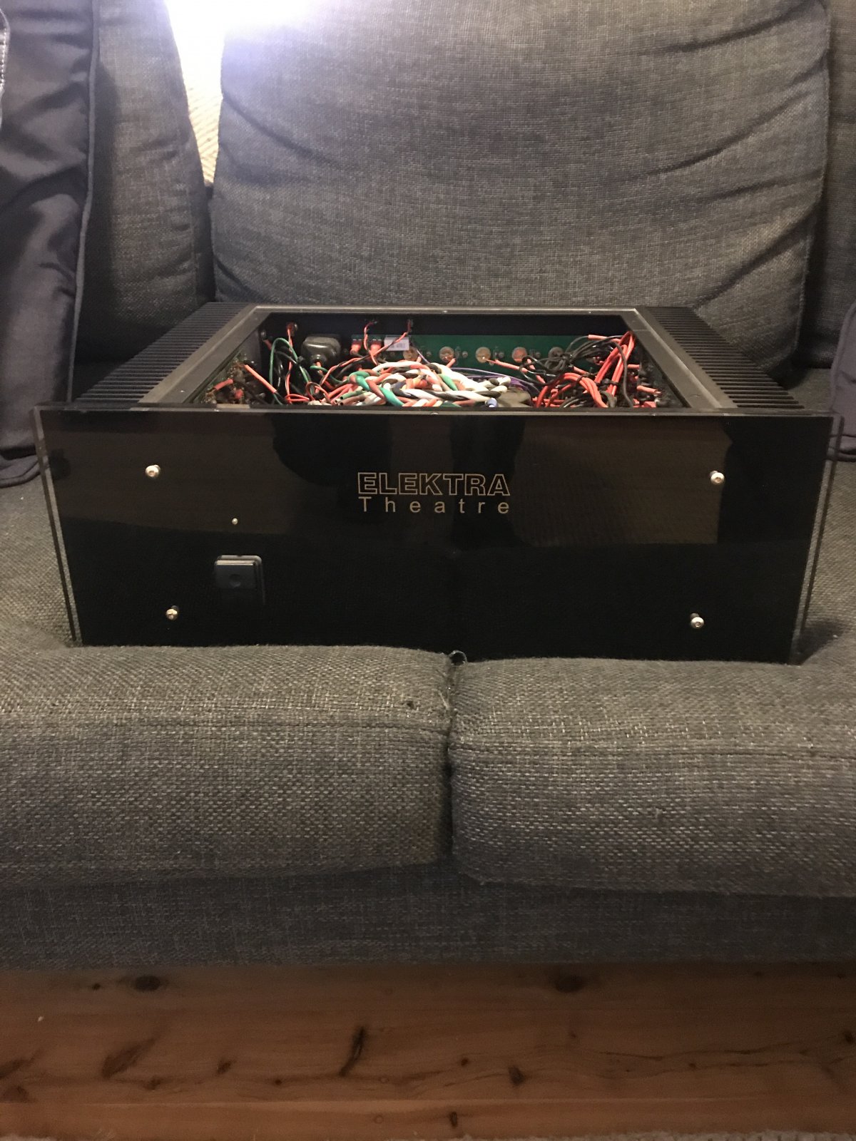 So this is what a seriously capable power amp looks like... - AV ...