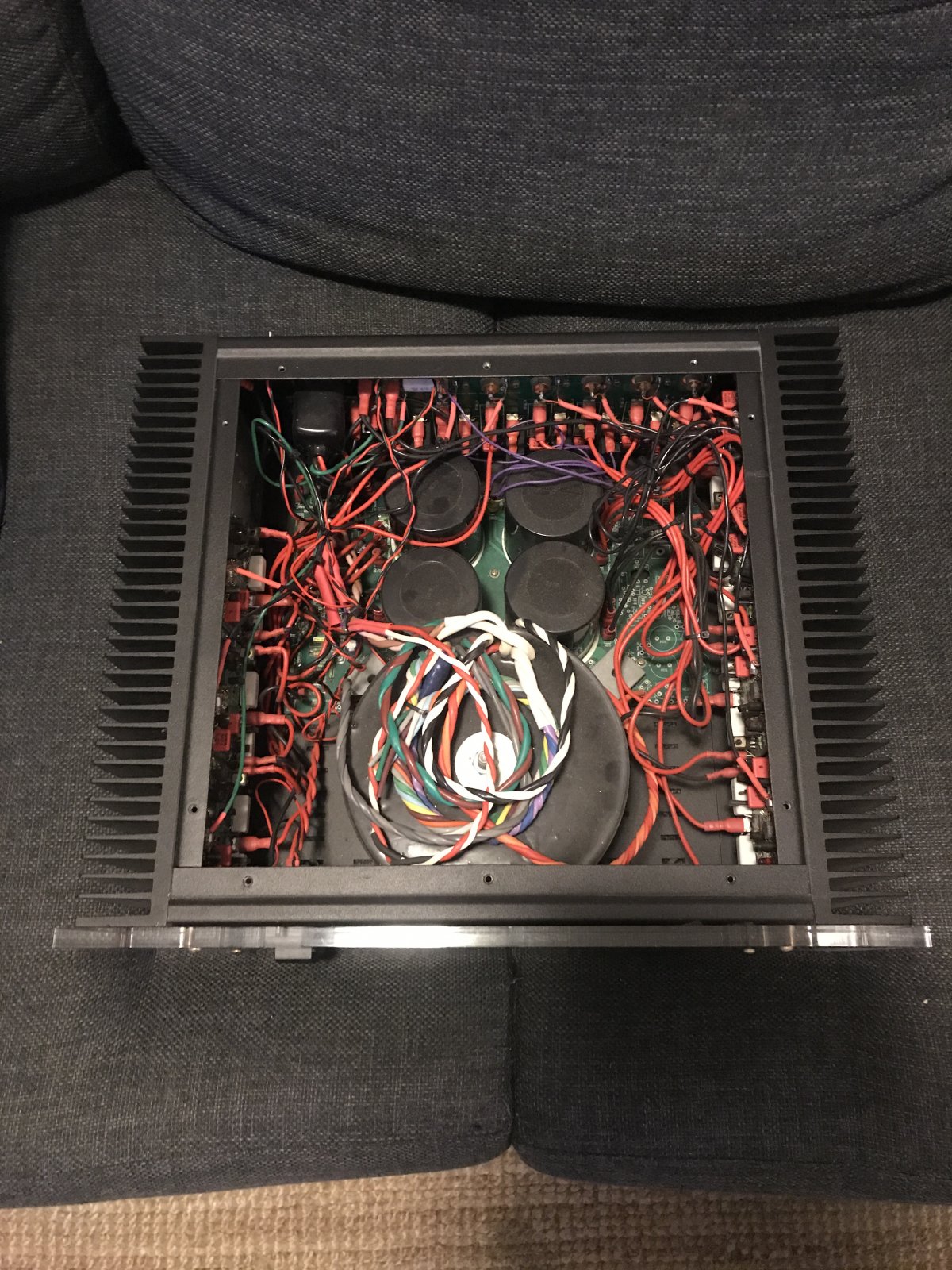 So this is what a seriously capable power amp looks like... - AV ...