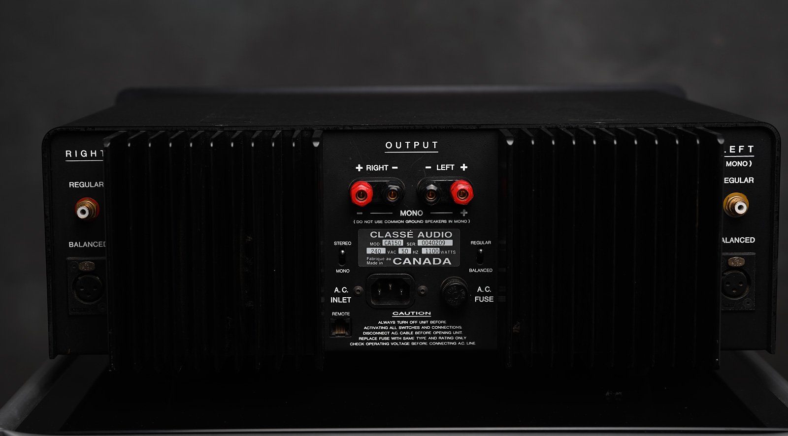 FS: Classe Audio Power Amplifier CA-150 - Stereo, Home Cinema ...