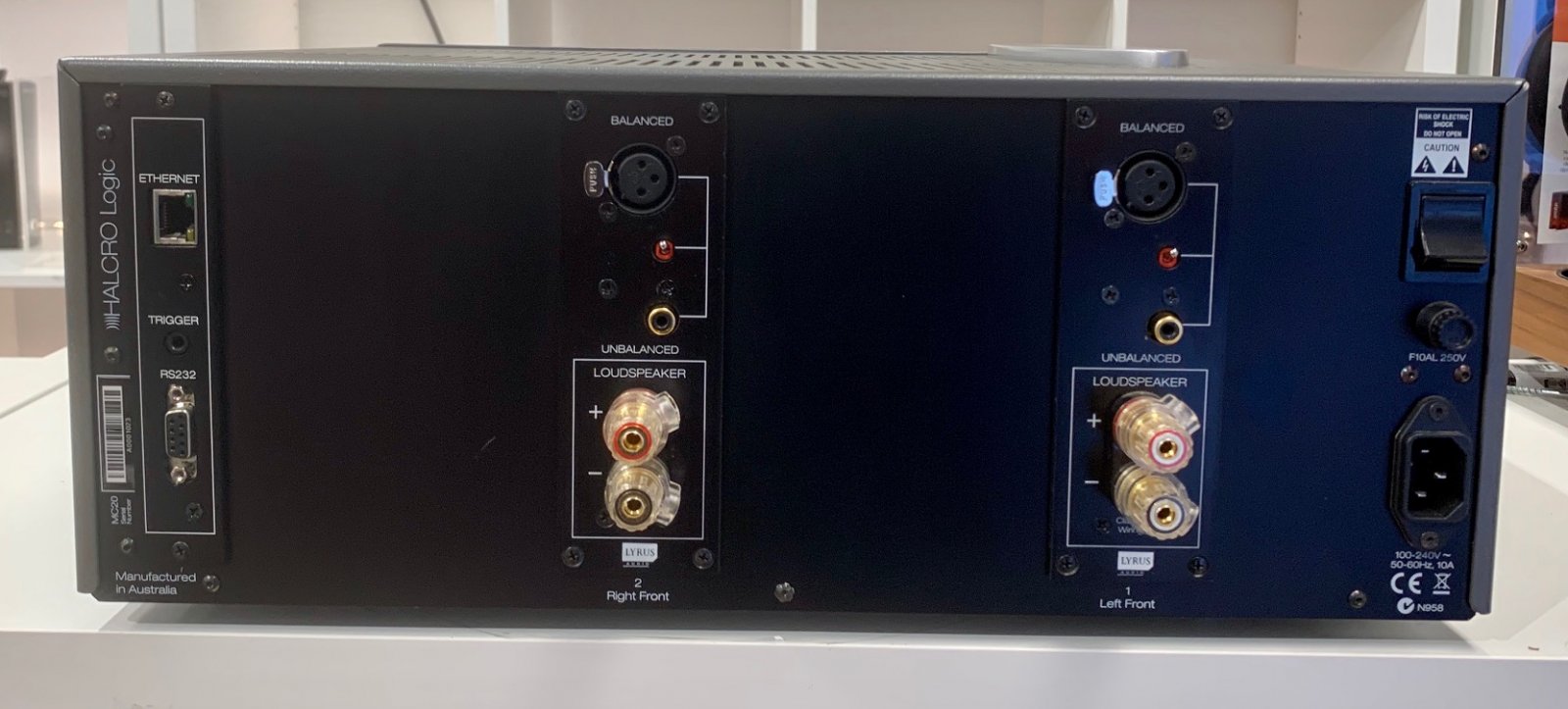 SOLD: FS: Trade In Halcro MC20 Stereo Power Amplifier - Commercial ...