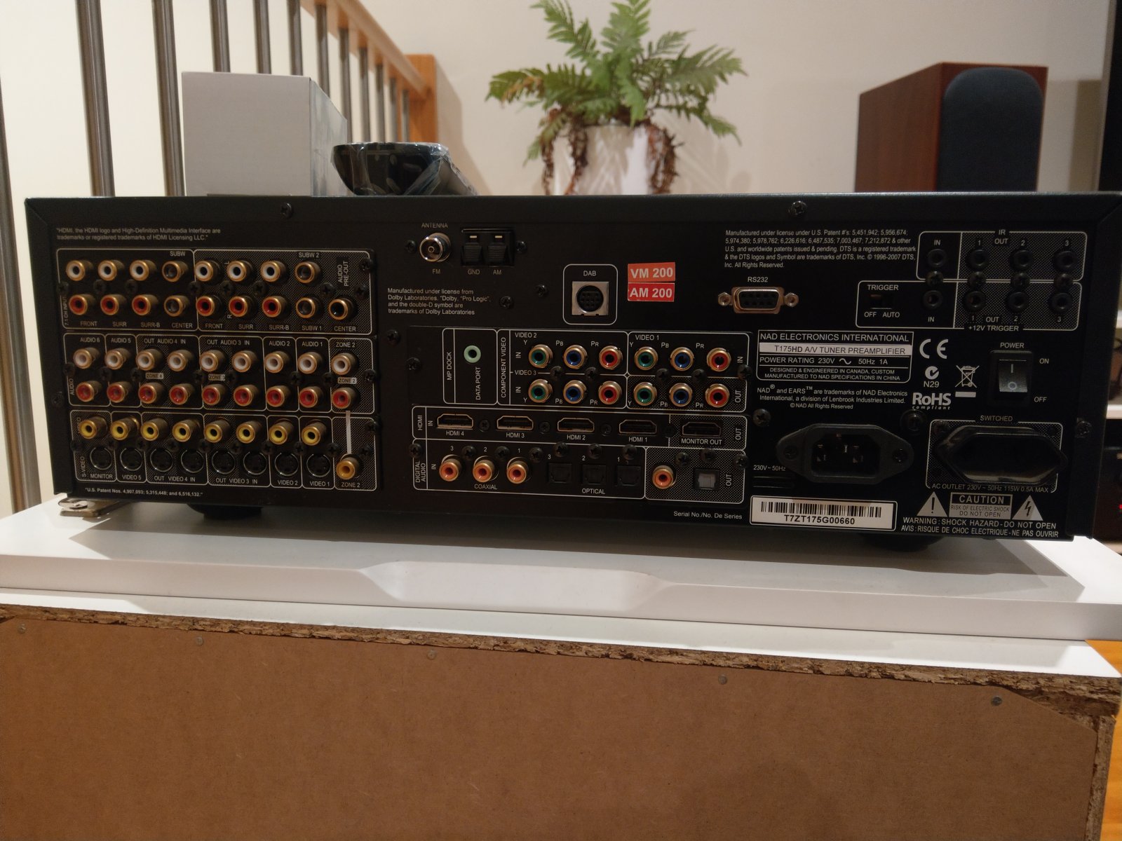 FS: NAD T175 HD 7.2 Ch Pre/Pro - Hi-Fi and Cinema Cables & Accessories ...