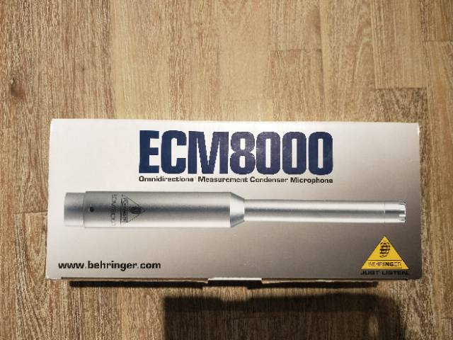 SOLD: FS: Behringer ECM8000 calibrated condenser microphone - Hi-Fi and ...