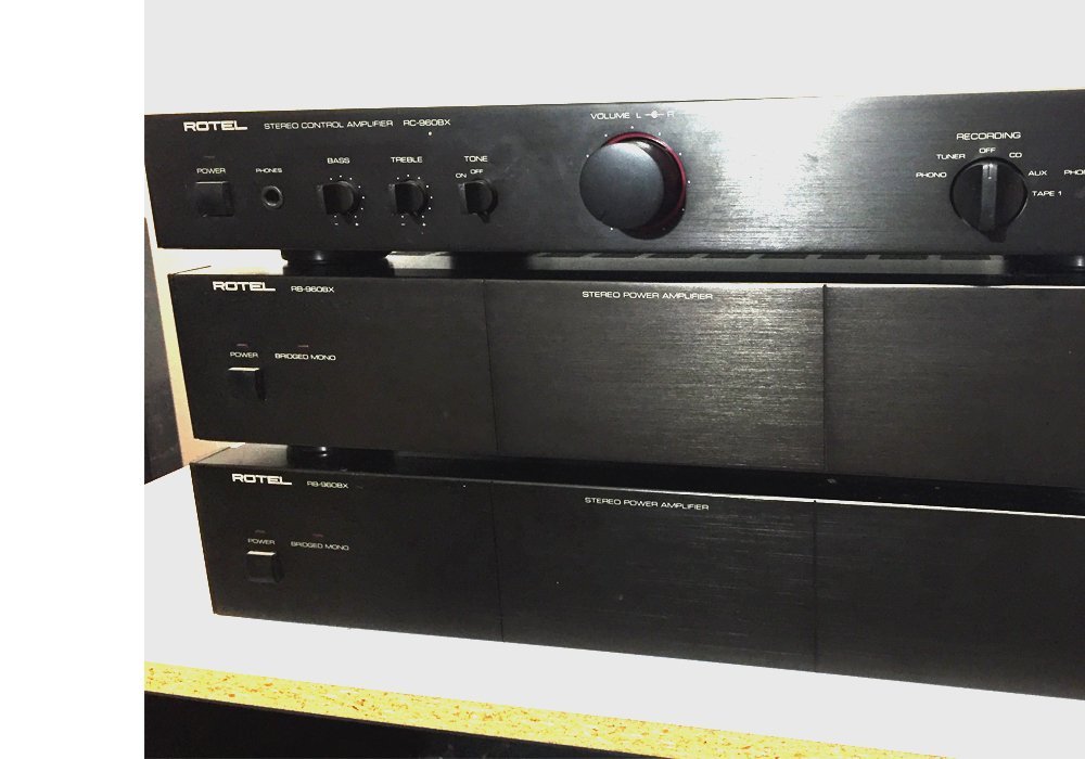 SOLD: Rotel RC-960BX Pre-amp & 2 x Power Amp Bundle |﻿ Commercial ...