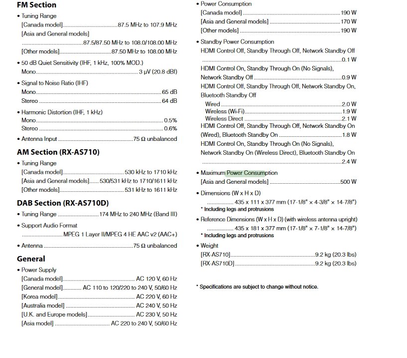Current best slimline AVRS - AV Receivers, Multi-channel Amps ...