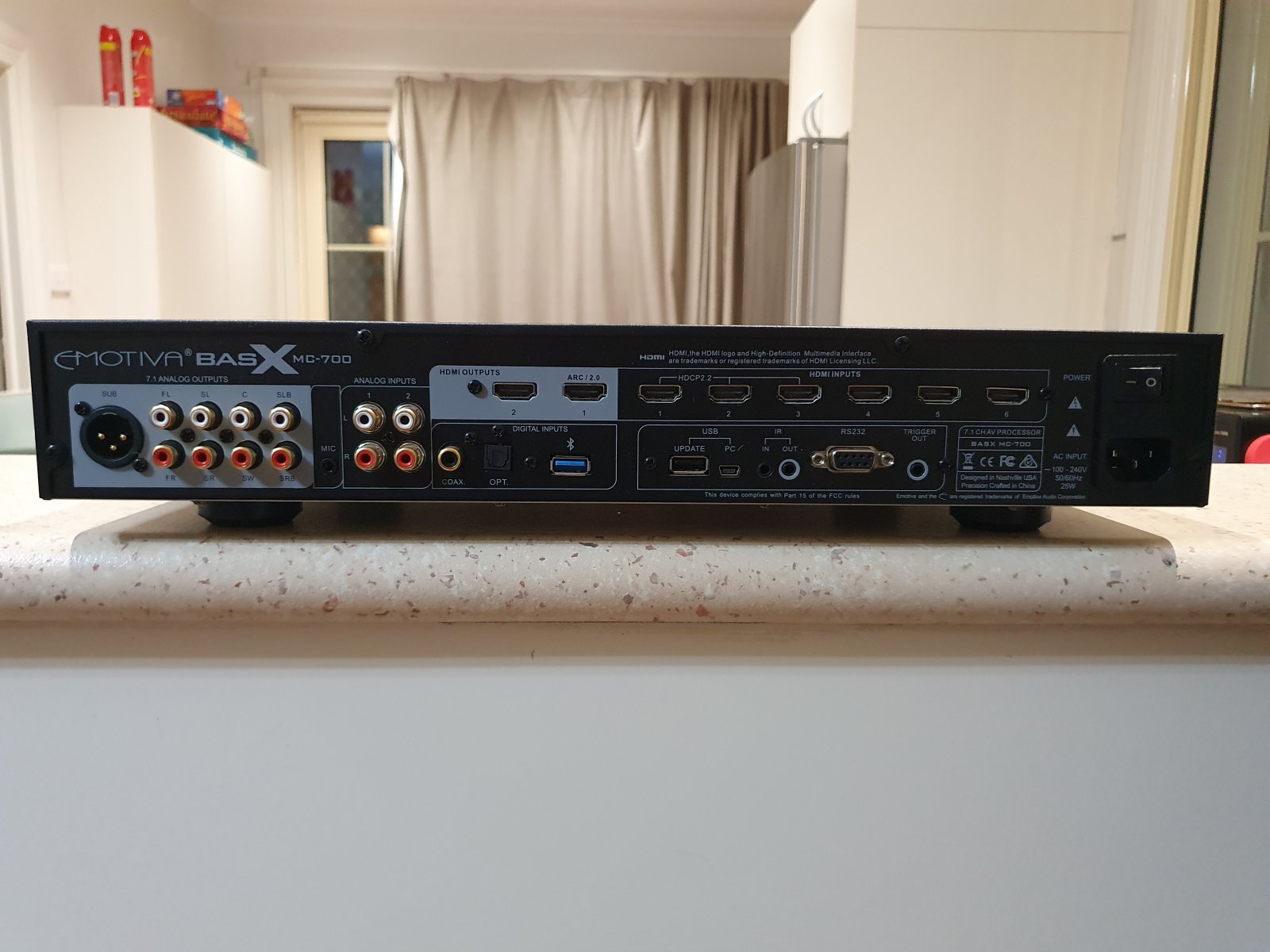 SOLD: FS: Emotiva BASX MC-700 Surround sound processor - Hi-Fi and ...