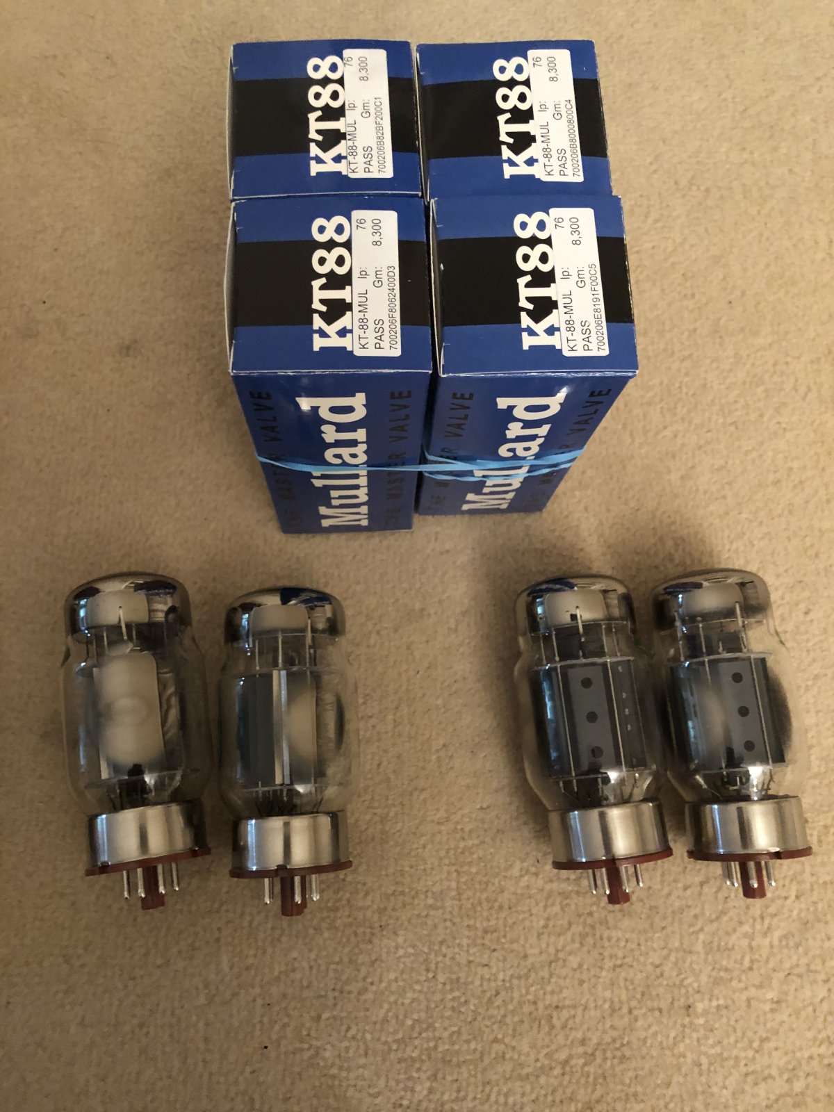 FS: Mullard KT88 reissue 2x Quad |﻿ Stereo, Home Cinema, Headphones ...
