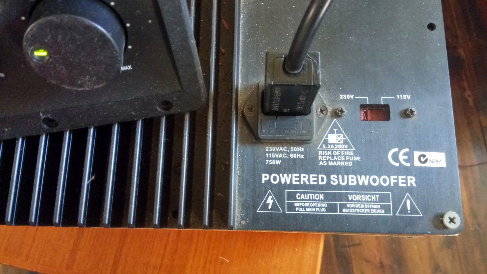 SOLD: FS: Subwoofer plate amp mounted in box - Hi-Fi and Cinema Cables ...