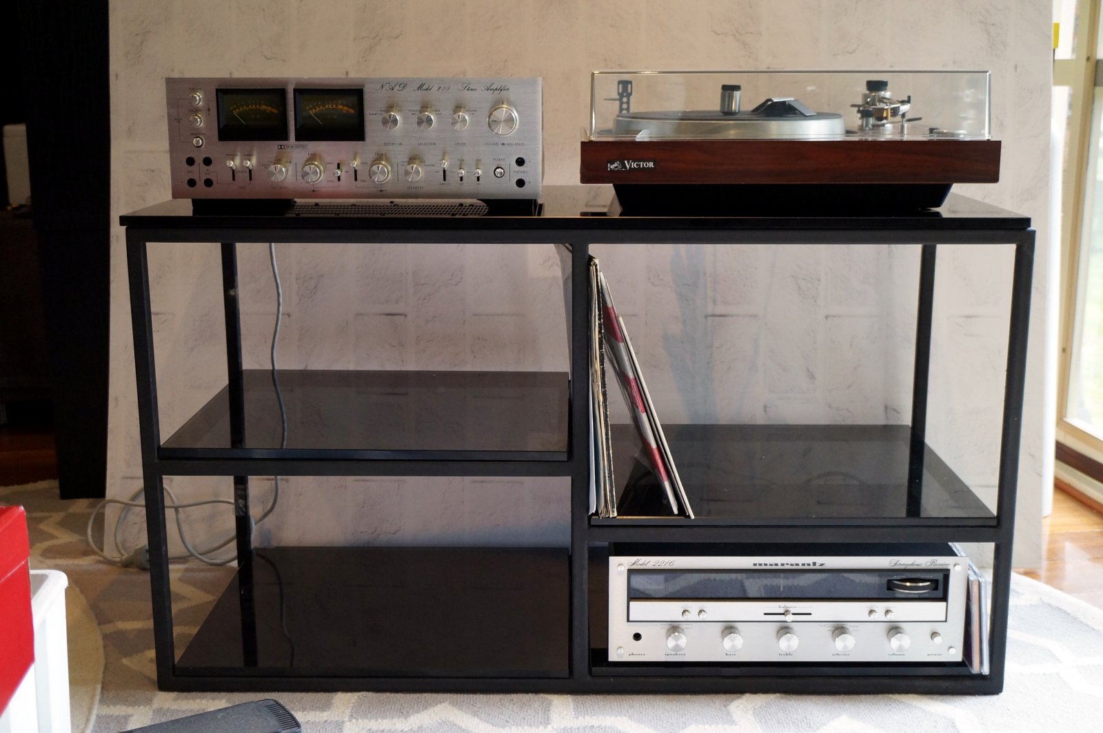 SOLD: FS: Metal & Glass hifi stand |﻿ Stereo, Home Cinema, Headphones ...