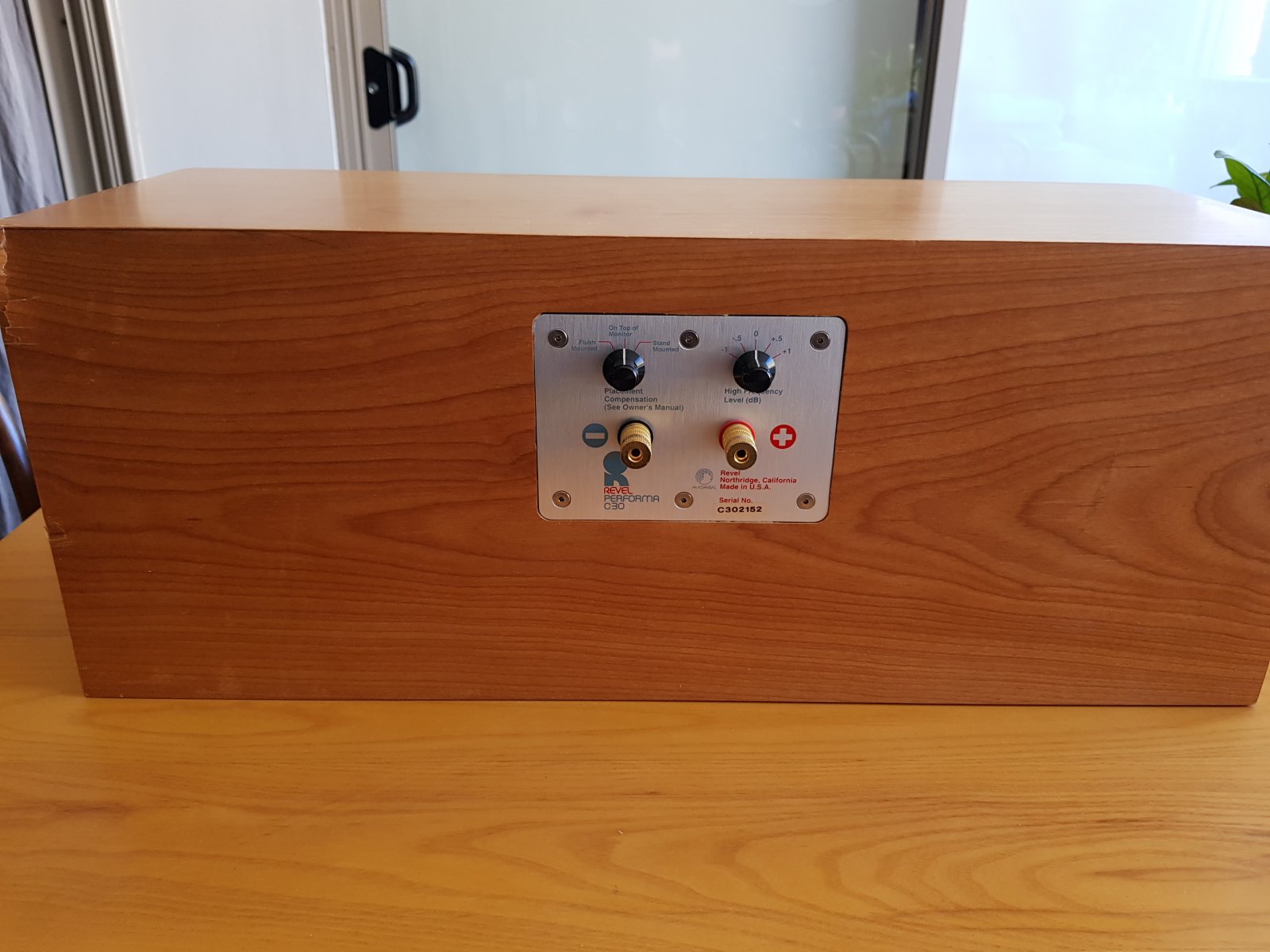 SOLD: Revel Performan C30 Centre Channel speaker - Hi-Fi and Cinema ...