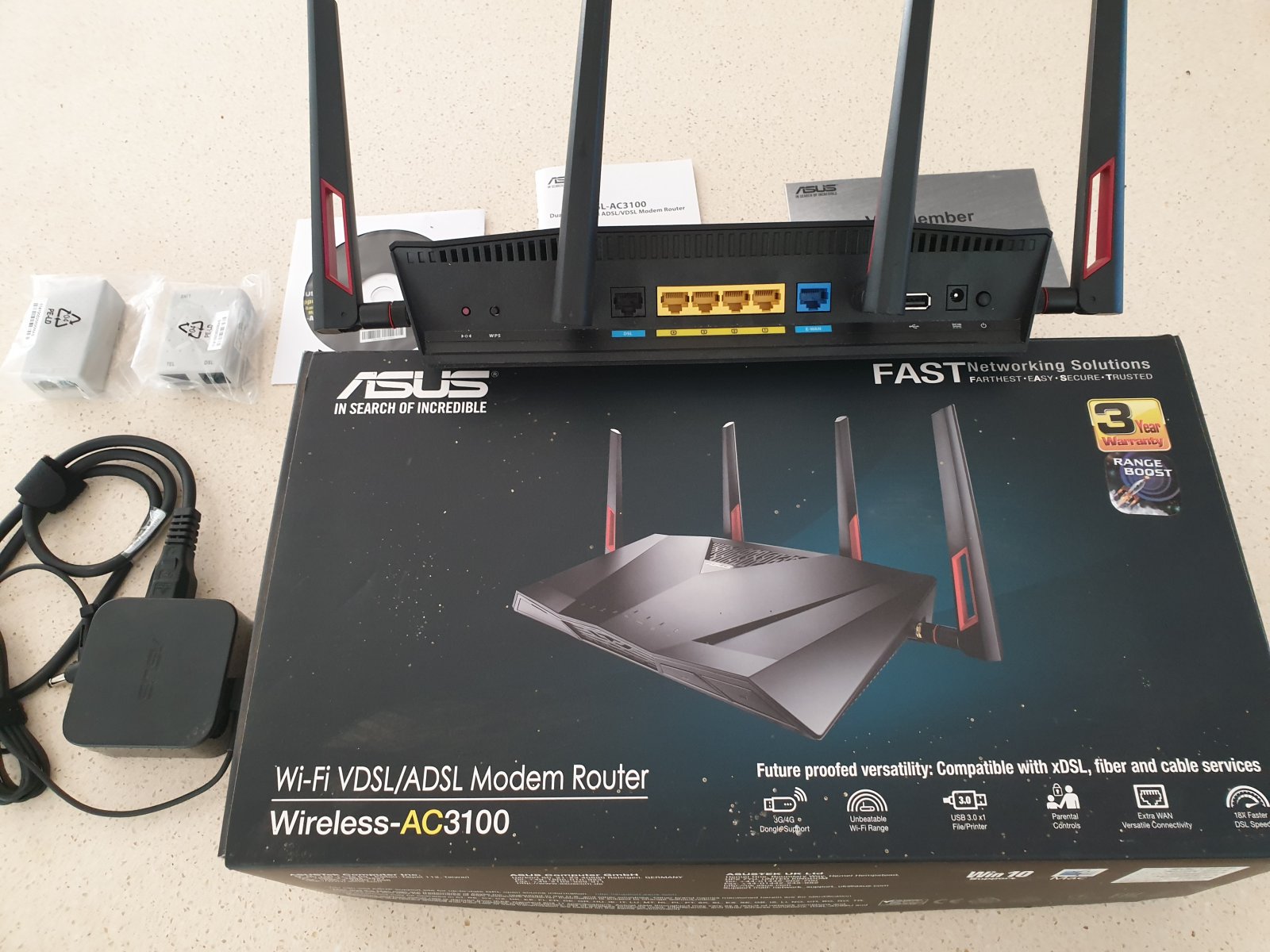 FS: Asus DSL-AC3100 Wifi Modem Router - Classifieds - All Other - StereoNET