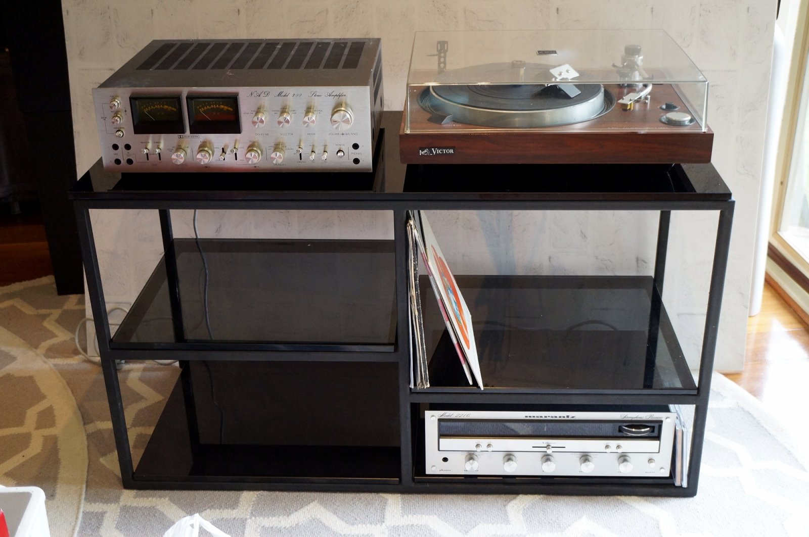 SOLD: FS: Metal & Glass hifi stand |﻿ Stereo, Home Cinema, Headphones ...