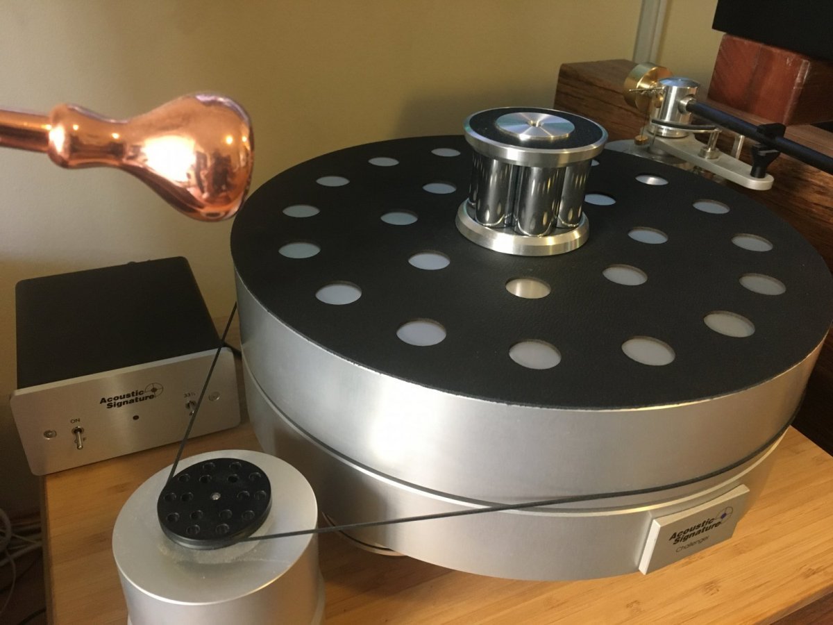 Acoustic Signature Challenger, Arm, tube phono stage, cart and bits and ...