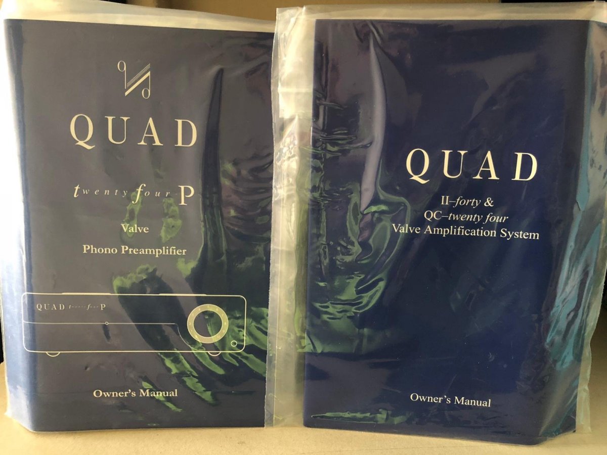 FS: Quad QC24 Preamplifier and QC24 Phono Amplifier COMBO 2 Piece feed ...