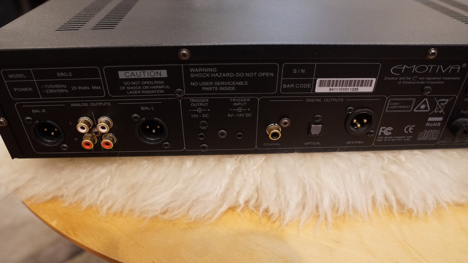 SOLD: Emotiva ERC 2 CD player (SOLD PENDING) - Stereo, Home Cinema ...