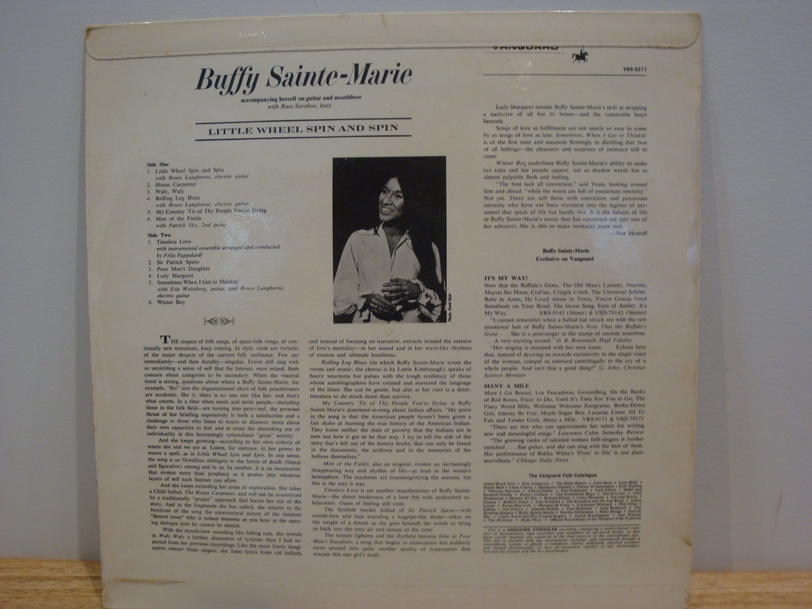 FS: BUFFY SAINTE-MARIE - “LITTLE WHEEL SPIN AND SPIN” |﻿ Vinyl, CD, and ...