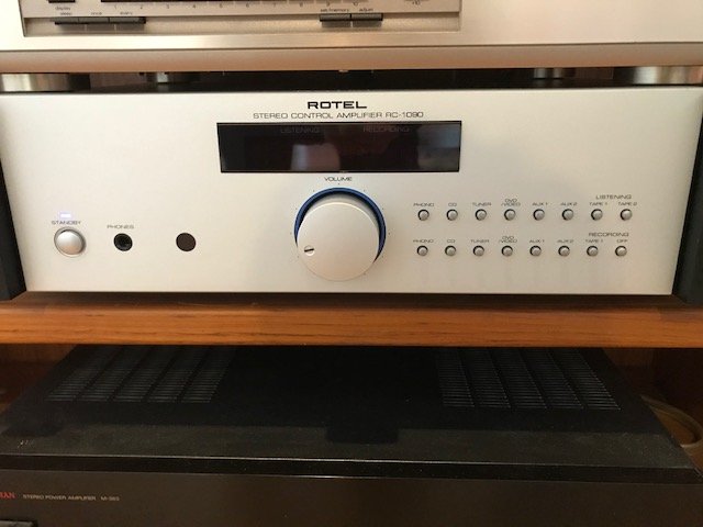 SOLD: FS: Rotel RC-1090 Pre Amp - Stereo, Home Cinema, Headphones ...