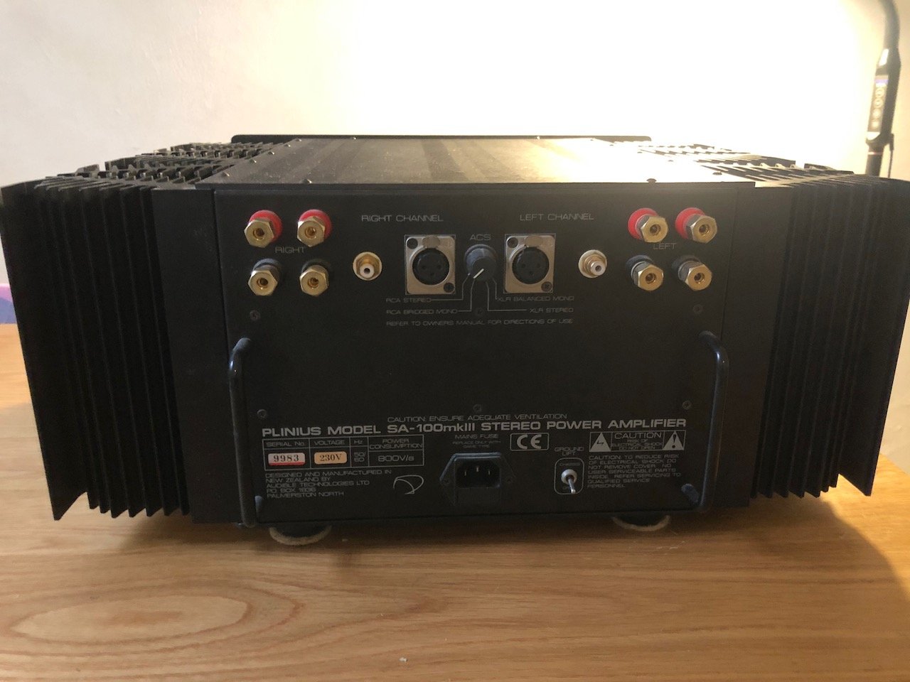 SOLD: FS: Plinius SA-100 Mk3 - Stereo, Home Cinema, Headphones ...