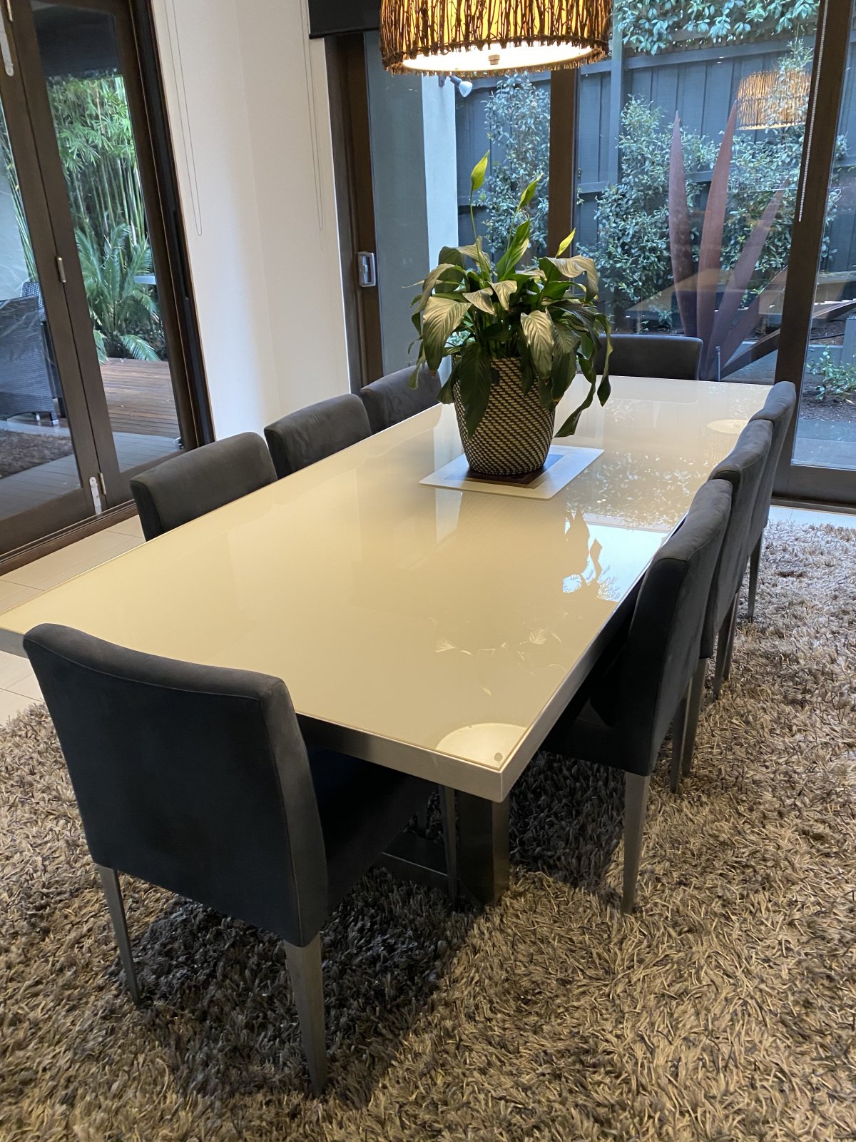 SOLD: FS: Sascha Design Handmade Dining Table and 8 chairs ...