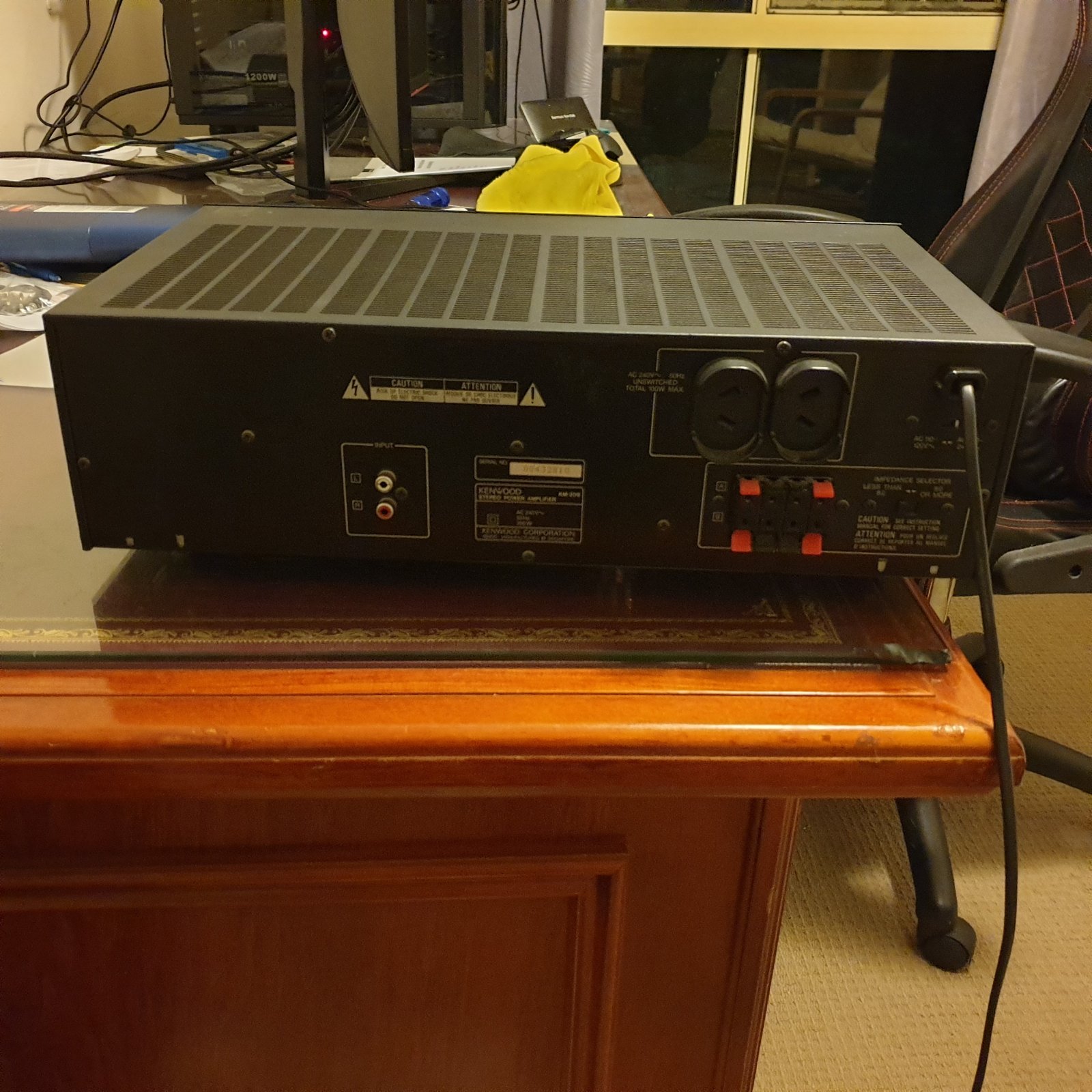 Kenwood KM-209 Power Amplifier 150w rmsx2 - Stereo, Home Cinema ...