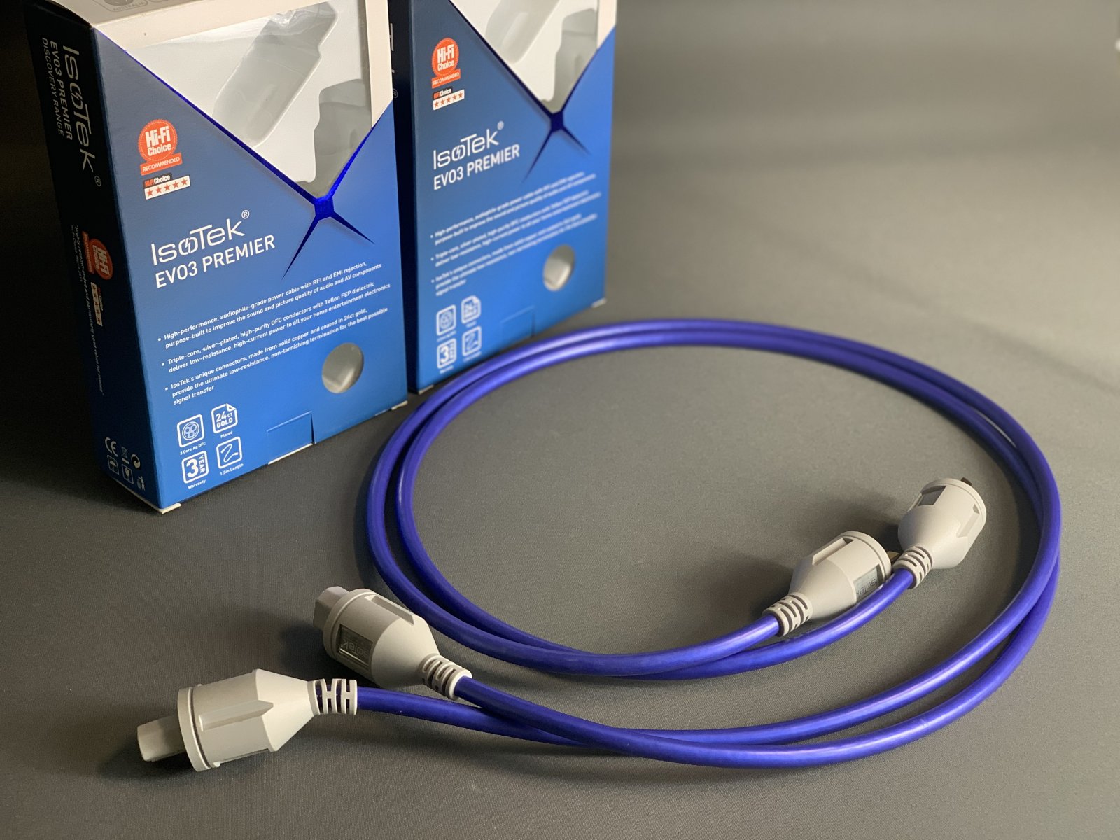 SOLD: FS: 2x Isotek EVO3 Premier C15 Power Cables - Stereo, Home Cinema ...