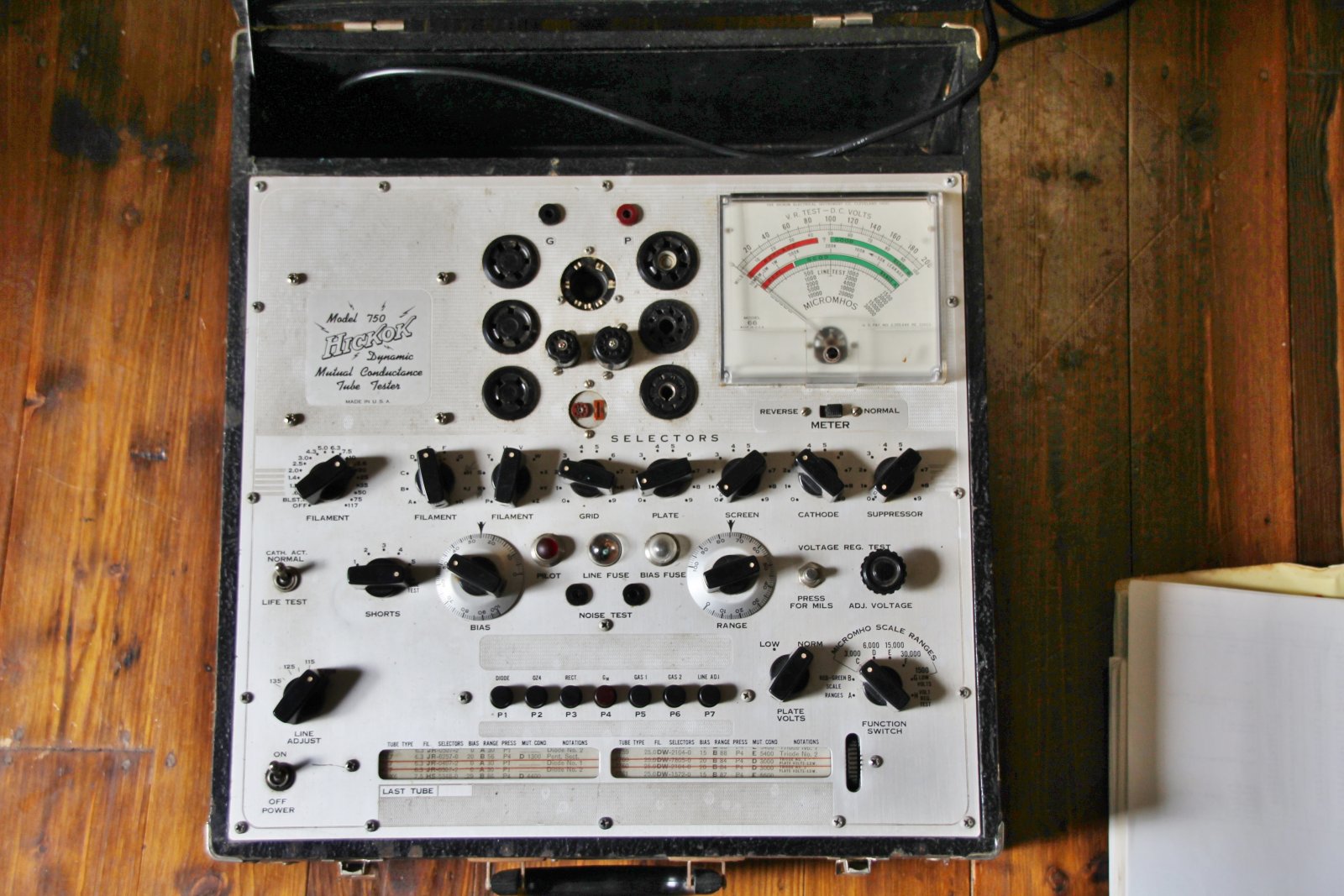 WITHDRAWN: FS: Hickok 750 tube tester - Stereo, Home Cinema, Headphones ...