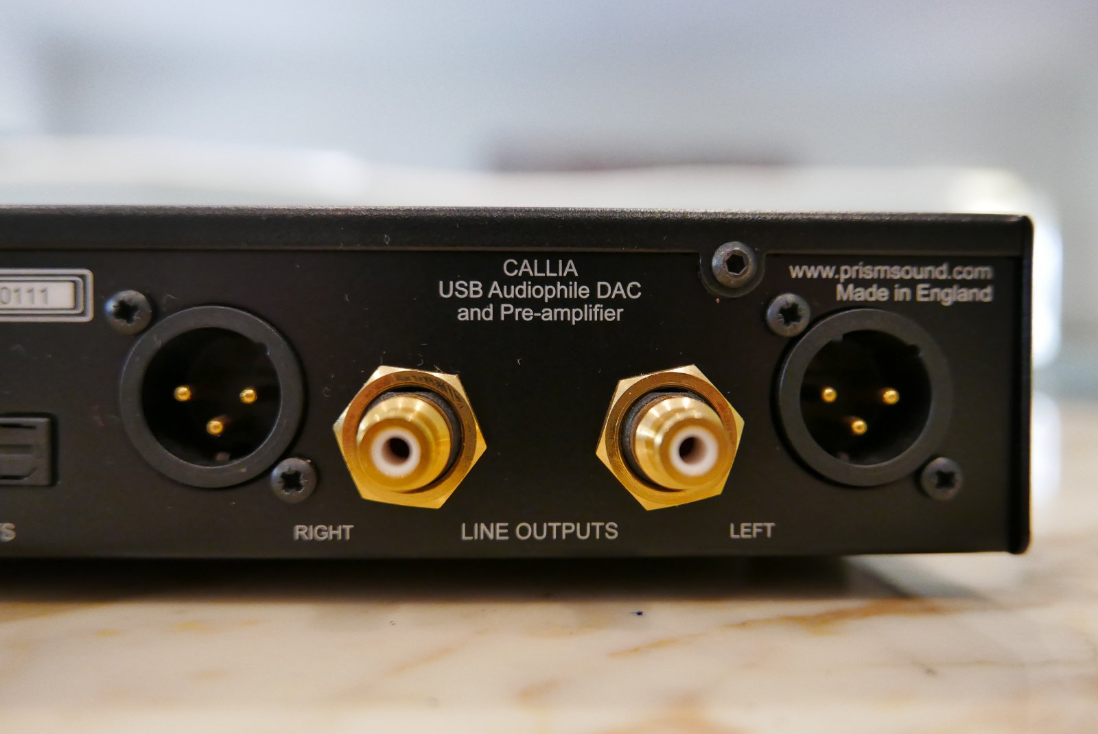 Prism Sound Callia preamp DAC - Stereo, Home Cinema, Headphones ...