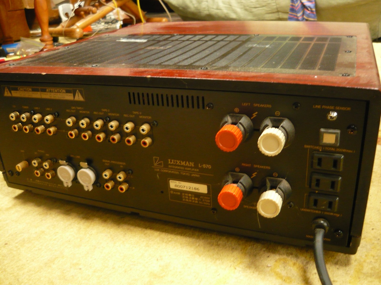 FSLuxman L-570 Class A Integrated Amp - Stereo, Home Cinema, Headphones ...