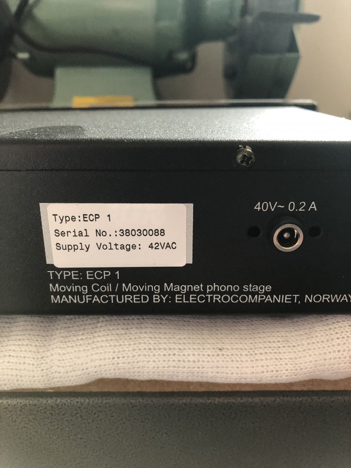 SOLD: FS: Electrocompaniet ECP1 Phono Stage MM/MC - Stereo, Home Cinema ...