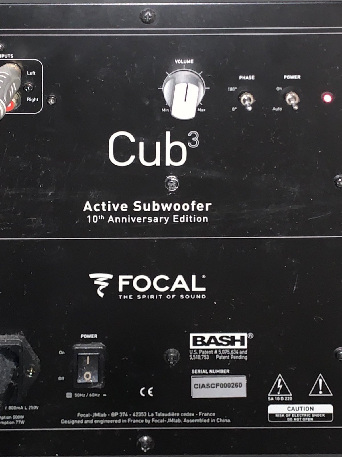 SOLD: FS: Focal CUB3 Subwoofer - Hi-Fi and Cinema Cables & Accessories ...