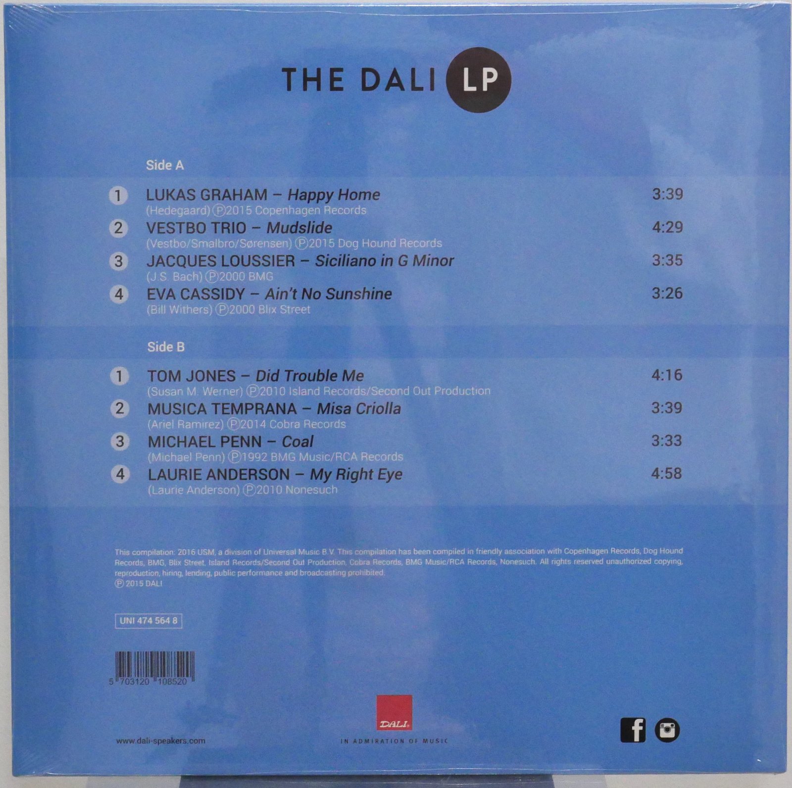 DALI LP Demo No 4 - Sealed - Vinyl, CD, and Blu-ray - StereoNET