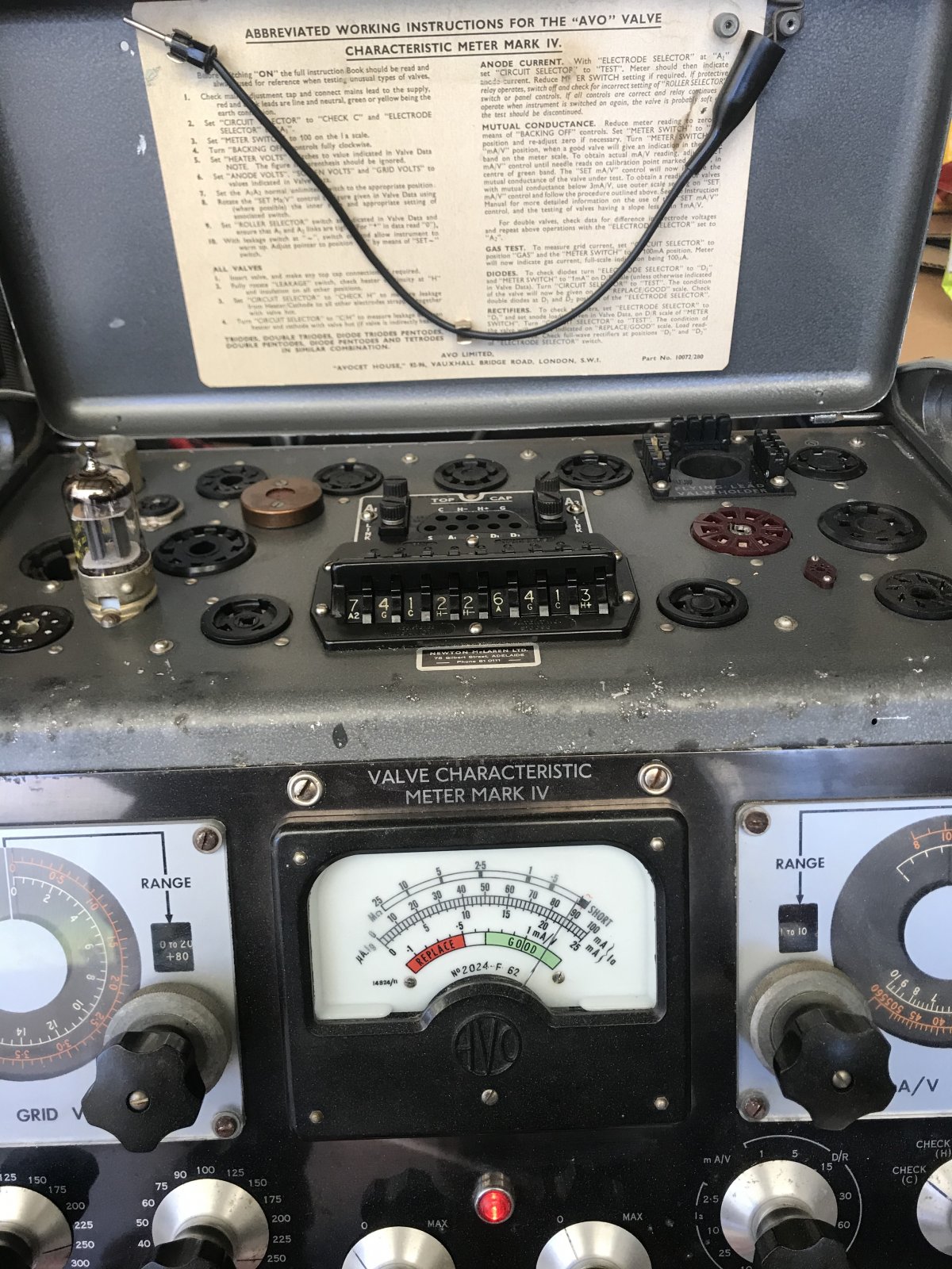 Avo Valve Characteristic Meter Mk lV - Stereo, Home Cinema, Headphones ...