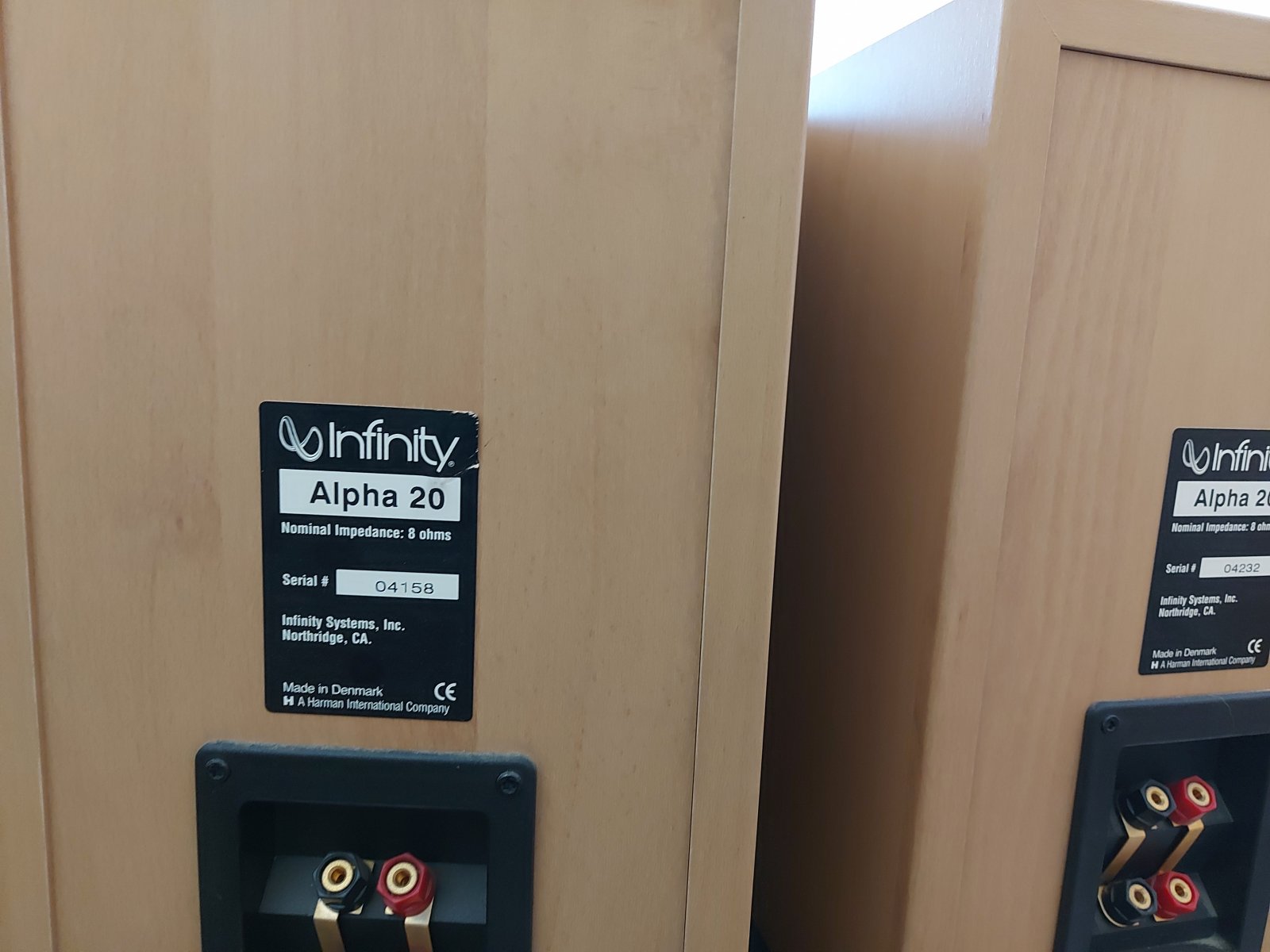 FS: Infinity Alpha Series 5.1 Speakers - Stereo, Home Cinema ...