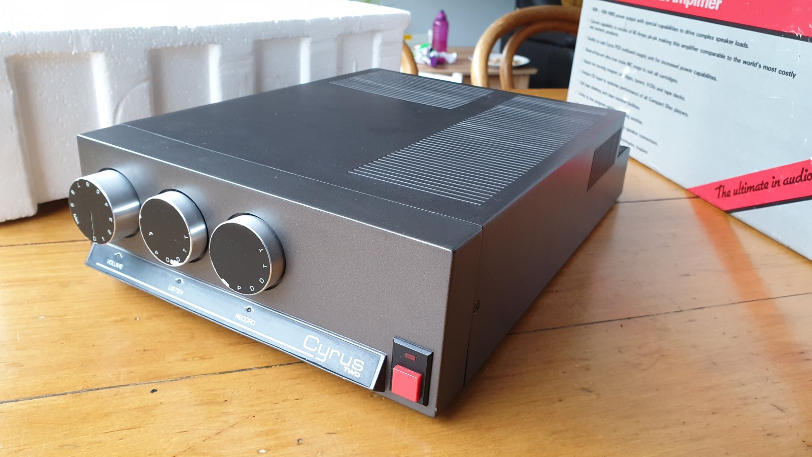 SOLD: FS: Cyrus Two Integrated Amplifier - Stereo, Home Cinema ...