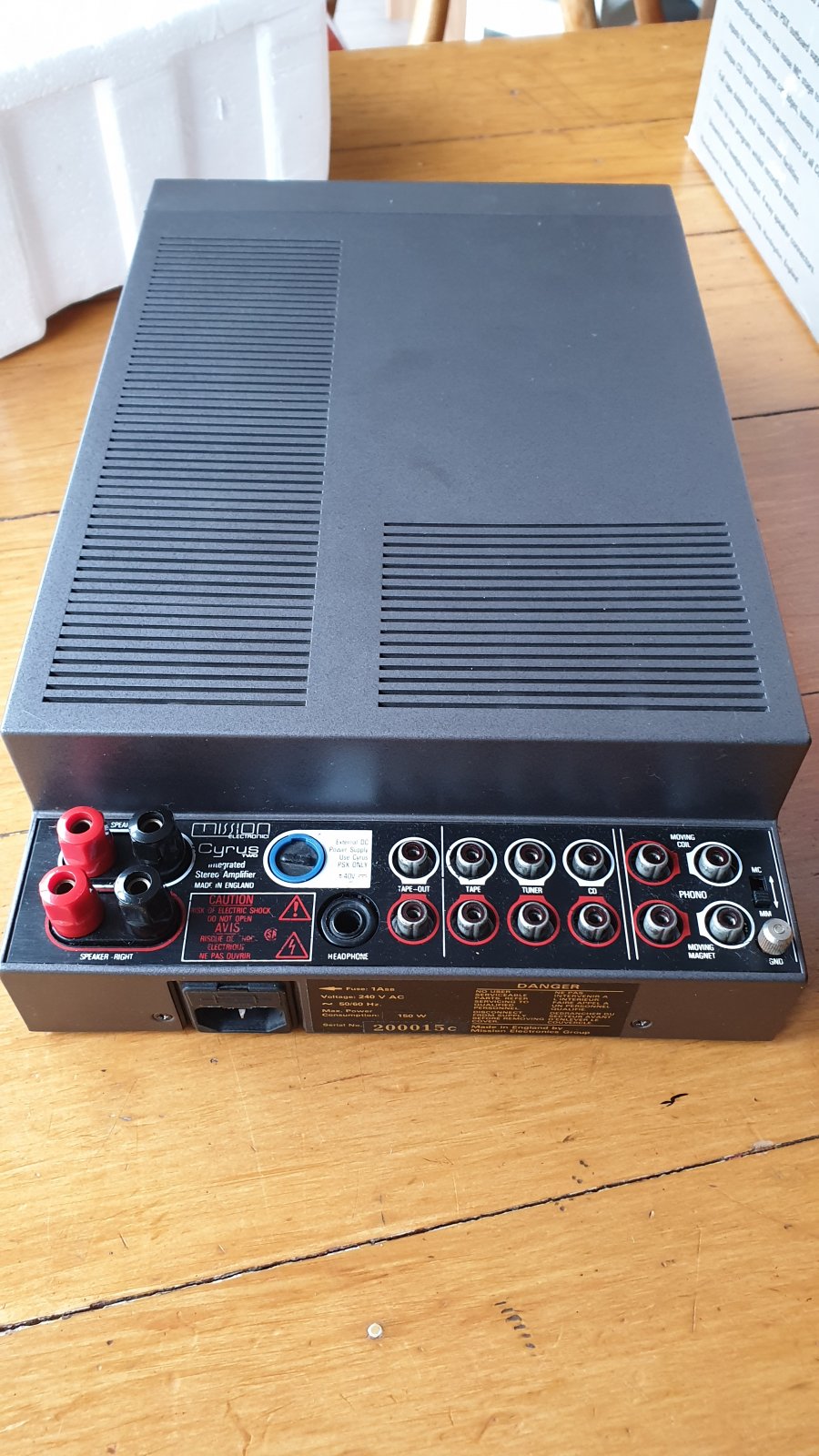 SOLD: FS: Cyrus Two Integrated Amplifier - Stereo, Home Cinema ...