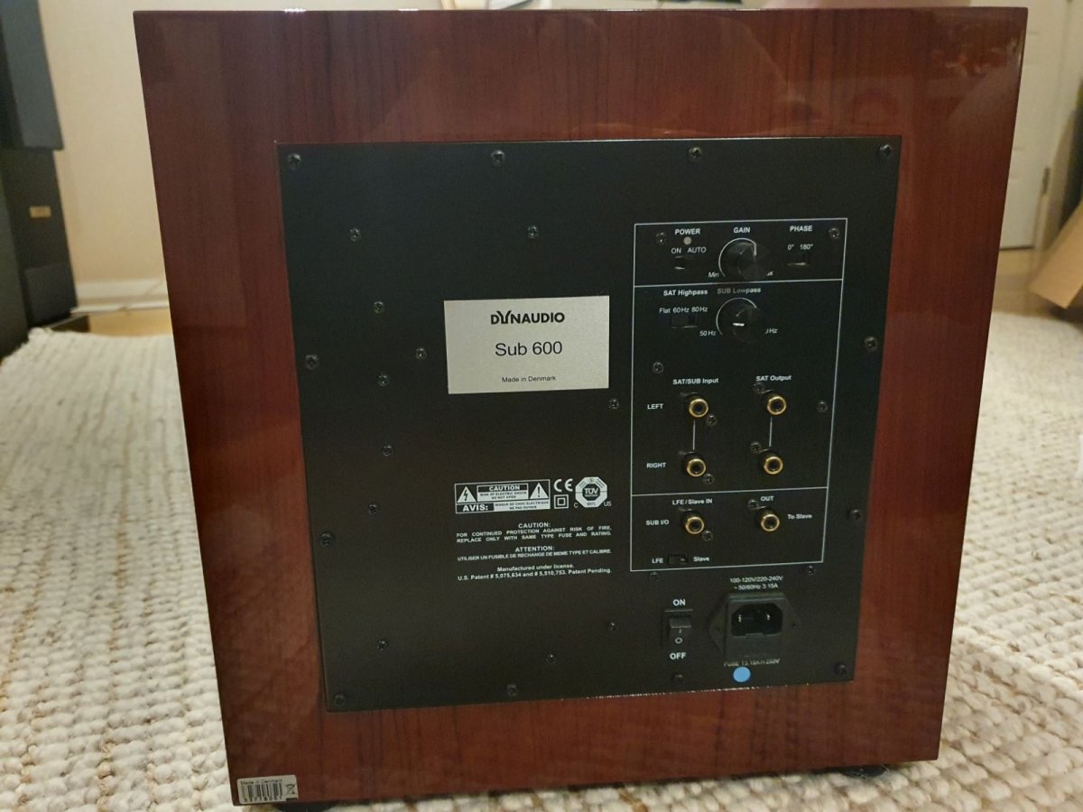 SOLD: Dynaudio Sub 600 Subwoofer - Stereo, Home Cinema, Headphones ...